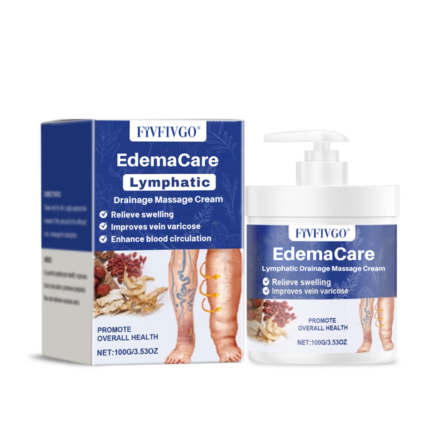 Fivfivgo® EdemaCare Lymphatic Drainage Massage Cream – Laracova